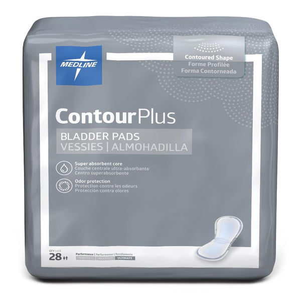 Bladder Control Pad Contour Plus Ultimate Heavy Absorbency Super Absor ...