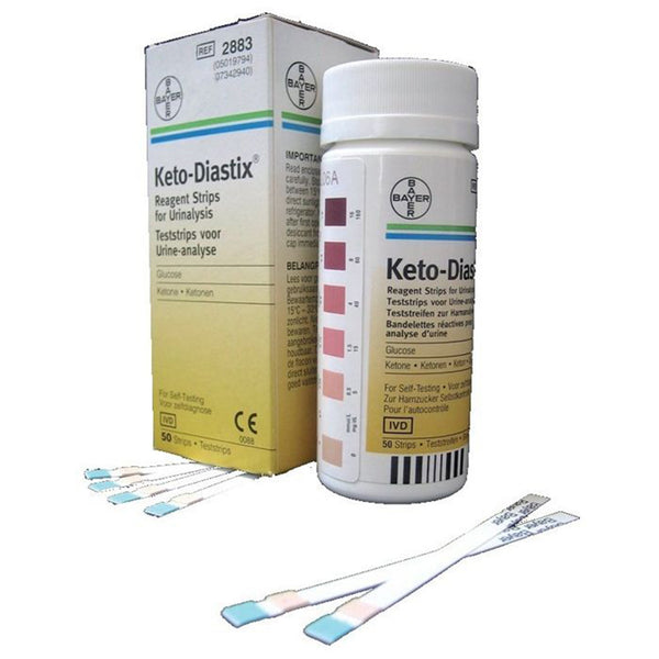 Keto-Diastix Reagent Test Strip, Glucose and Ketone ...