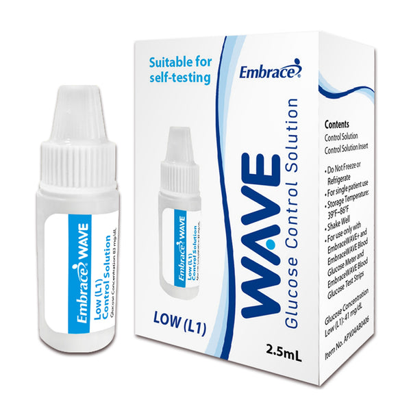 Blood Glucose Control Solution Embrace WAVE 2.5 mL Level 1 ...