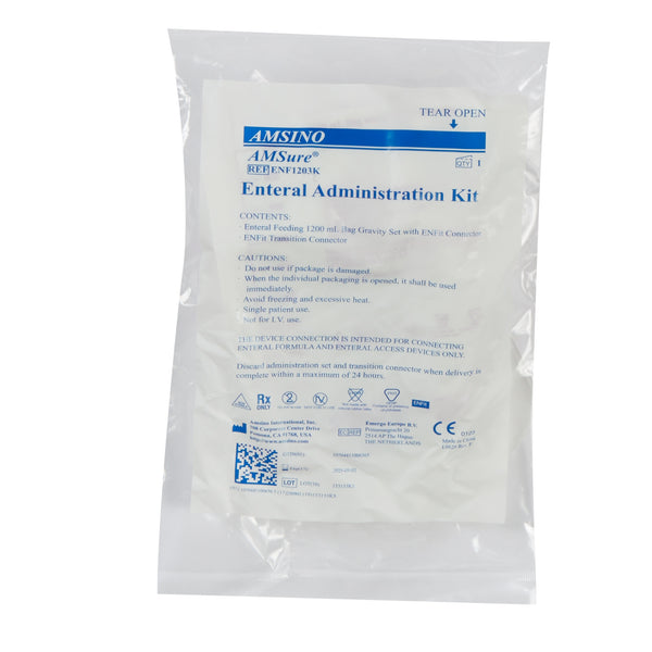 Gravity Bag Set with 1200 cc Enteral Bag - discountmedicalsupplies.com