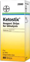 Ketostix Reagent Test Strip, Urine Ketone by Bayer - Box ...
