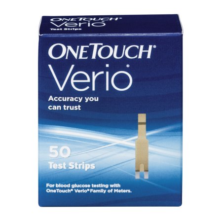 OneTouch Verio Test Strip by Lifescan - 50 ea - discountmedicalsupplies.com