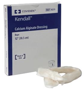 Kendall Curasorb™ Calcium Alginate Dressing 8" x 4" Rectangle - Box of ...