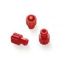 Red Male and Female Luer Lock Cap by Invacare - discountmedicalsupplies.com