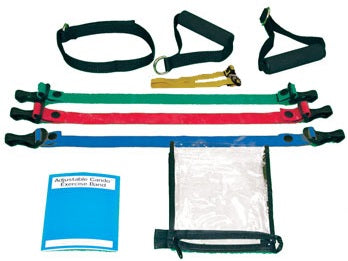 Adjustable Cando Bands, 5-Band Kit Exercise System ...