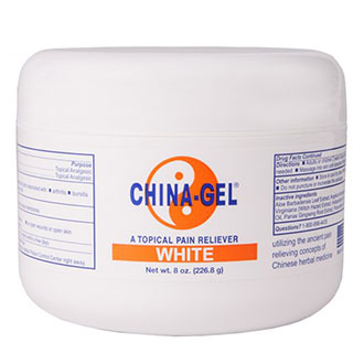 China-Gel Topical Pain Reliever, White, 8 oz Jar ...