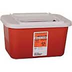 Sharps Container 1 Gallon Red, Wall Free - discountmedicalsupplies.com
