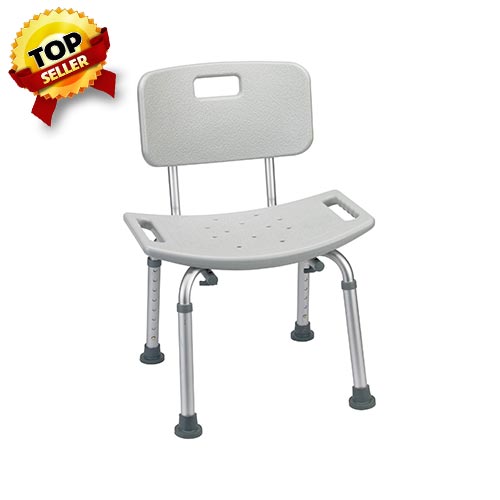 Bathroom Safety Shower Tub Bench Chairs with Back by Drive Medical ...