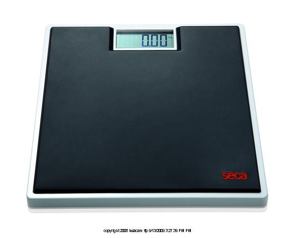 Digital Flat Scale with Black Rubber Mat, 330 lb. Weight Capacity ...
