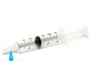 ReliaMed Flat Top Catheter Tip Irrigation Syringe with Tip Protector 6 ...